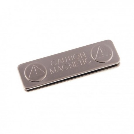 Magnabadge barrette adhésive aimantée métal