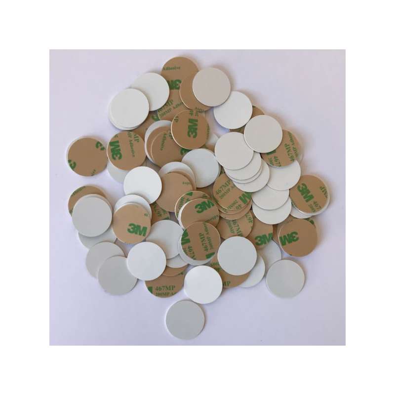 Tags RFID PVC adhésif MIFARE® DESFire® 4K NXP EV3 - 13,56 MHz