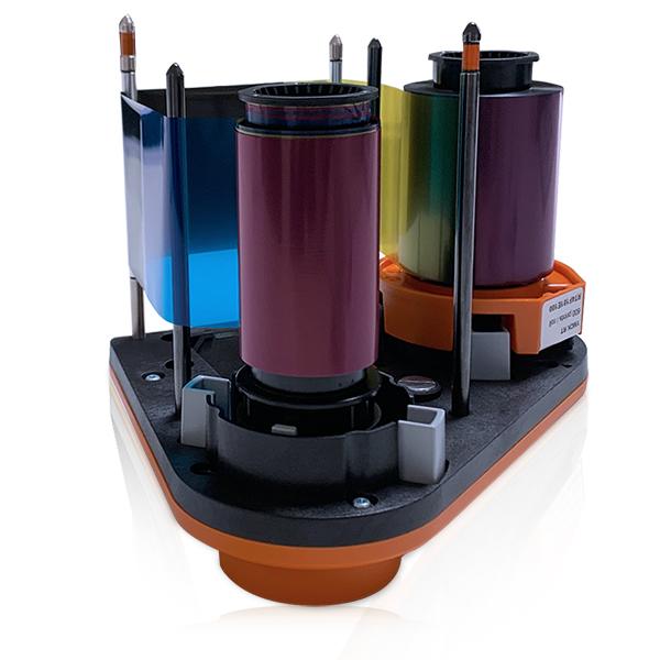 Ruban couleur YMCK-K pour Evolis Agilia - 600 faces