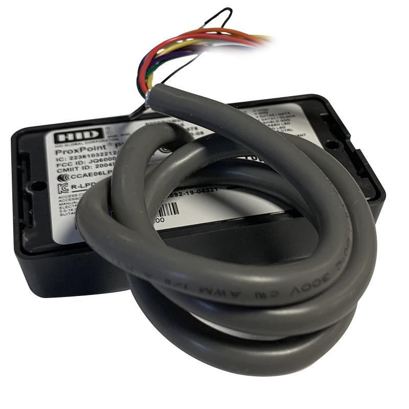 Mini lecteur de proximité HID ProxPoint® Plus 6005 125 KHz, Wiegand