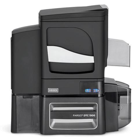 Impression et lamination des cartes recto HID Fargo DTC1500 laminats