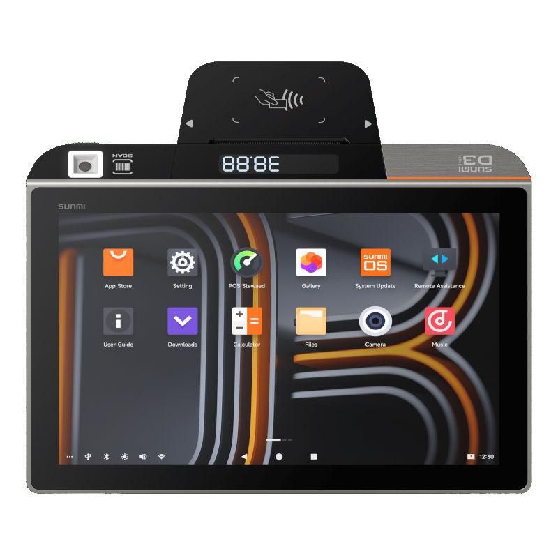 SUNMI D3 MINI, GMS EDLA-EL, 25,7cm (10,1''), capacitif projeté, 10 pts ...